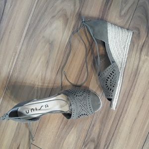 Unisa | Shoes | Unisa Laser Cut Wedge Espadrilles | Poshmark